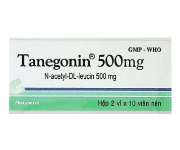 Tanegonin 500mg (2 vỉ x 10 viên/hộp) | Thuốc trị chóng mặt