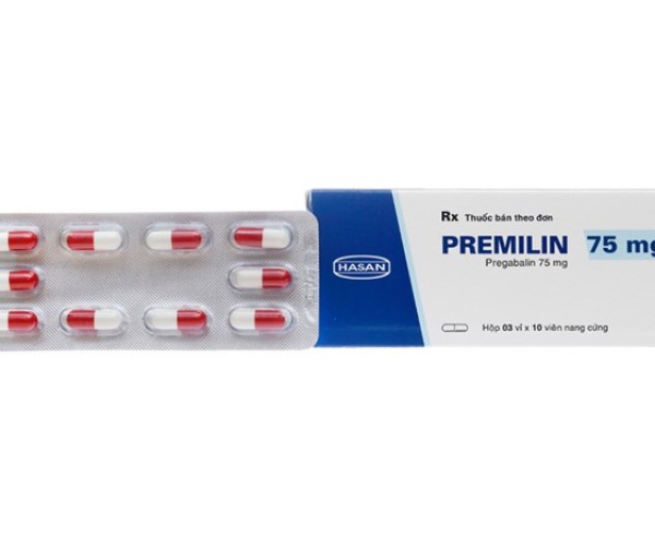 Thuốc trị động kinh Premilin 75mg (3 vỉ x 10 viên/hộp)