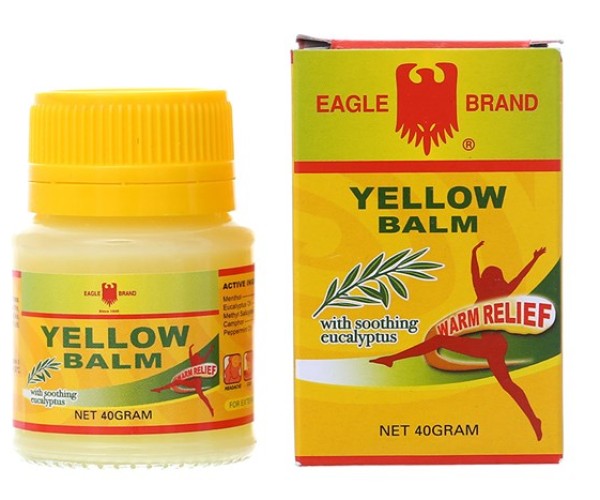 Dầu cù là vàng con ó giảm đau, chống cảm lạnh Eagle Brand Yellow Balm (40g)