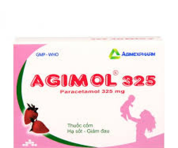 Agimol 325 (30 gói/hộp) | Thuốc giảm đau, hạ sốt