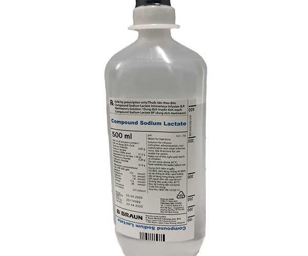Dung dịch tiêm truyền Compound Sodium Lactate B.Braun (500ml)