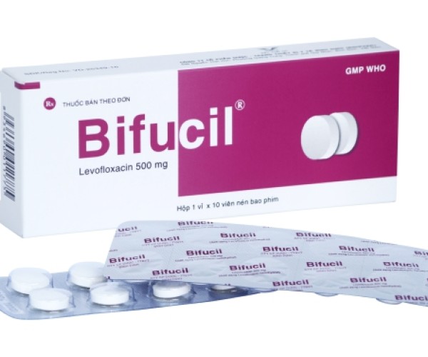 Thuốc kháng sinh Bifucil 500mg (10 viên/hộp)