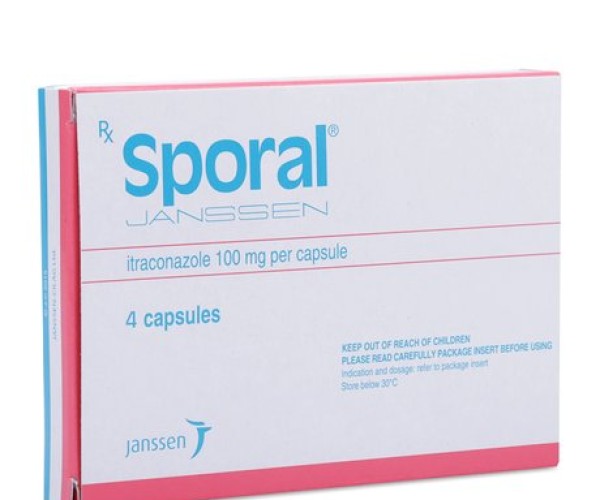 Thuốc trị nấm Sporal 100mg (4 viên/hộp)