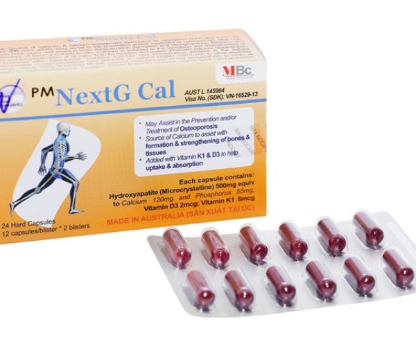 PM NextG Cal (2 vỉ x 12 viên/hộp) | Thuốc bổ sung canxi