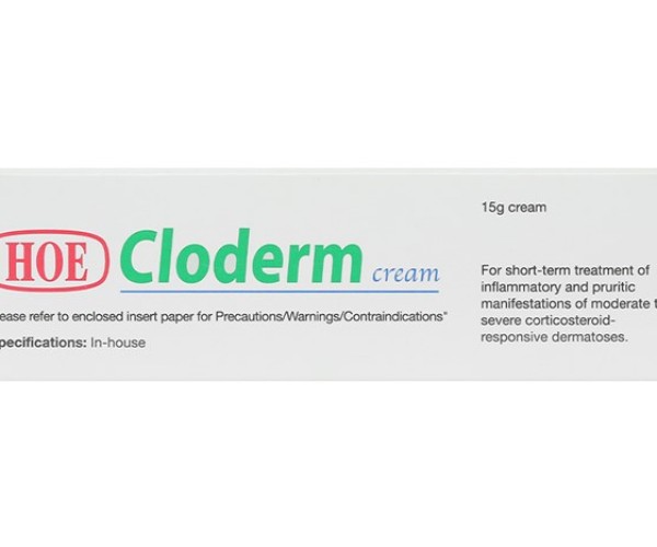Kem bôi trị viêm da Cloderm cream (15g)