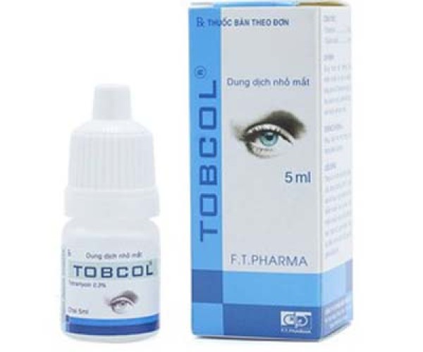 Thuốc nhỏ mắt điều trị viêm kết mạc Tobcol (5ml)
