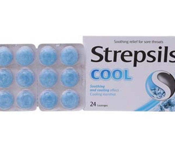 Strepsils Cool (2 vỉ x 12 viên/hộp) | Viên ngậm giảm đau họng
