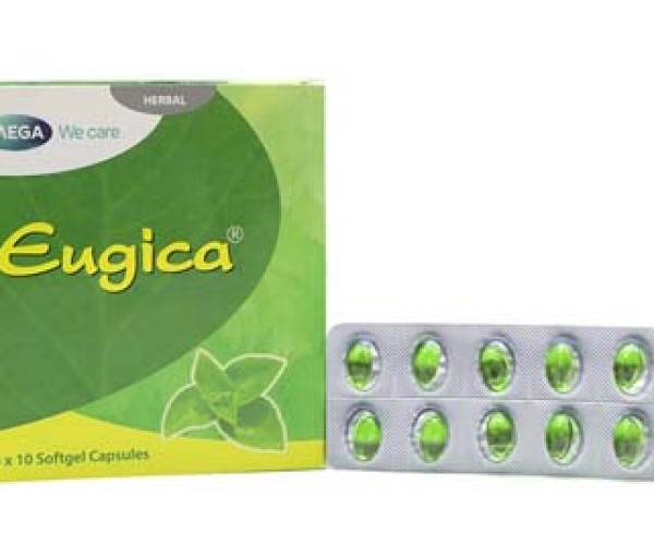 Eugica (10 vỉ x 10 viên/hộp) | Thuốc trị ho, sát khuẩn đường hô hấp