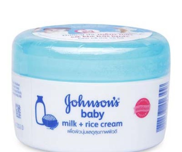 Kem dưỡng da chứa sữa và gạo Johnson milk + rice Baby cream (50g)