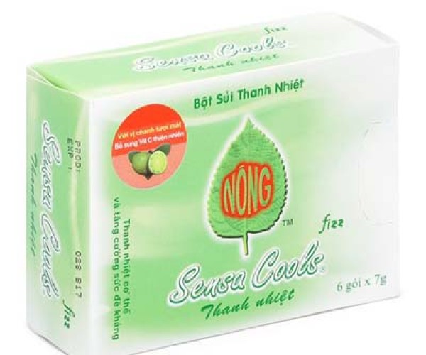 Bột sủi thanh nhiệt Sensa Cools (6 gói/hộp)