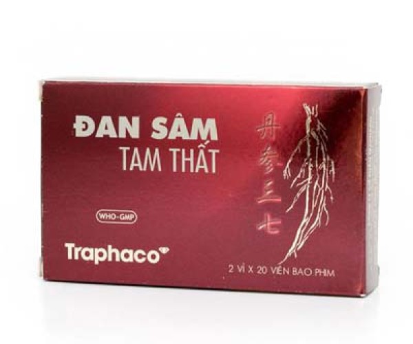 Đan Sâm Tam Thất (40 viên/hộp) | Thuốc phòng và điều trị chứng đau thắt ...