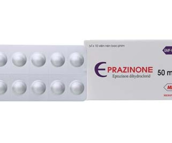 Thuốc trị viêm phế quản, viêm mũi, suy hô hấp Eprazinone 50mg (3 vỉ x ...