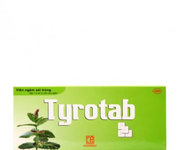 Tyrotab (10 viên/hộp) | Viên ngậm sát trùng