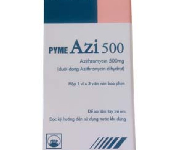 Pyme Azi 500mg (3 viên/hộp) | Thuốc kháng sinh