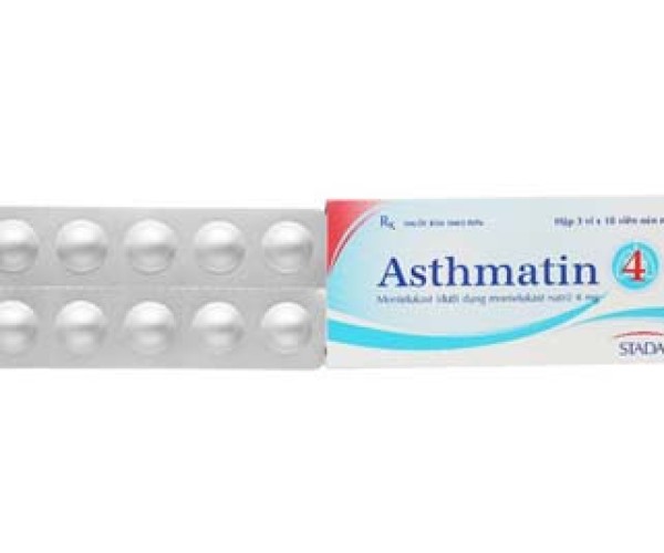 Thuốc trị hen suyễn Asthmatin 4mg (3 vỉ x 10 viên/hộp)