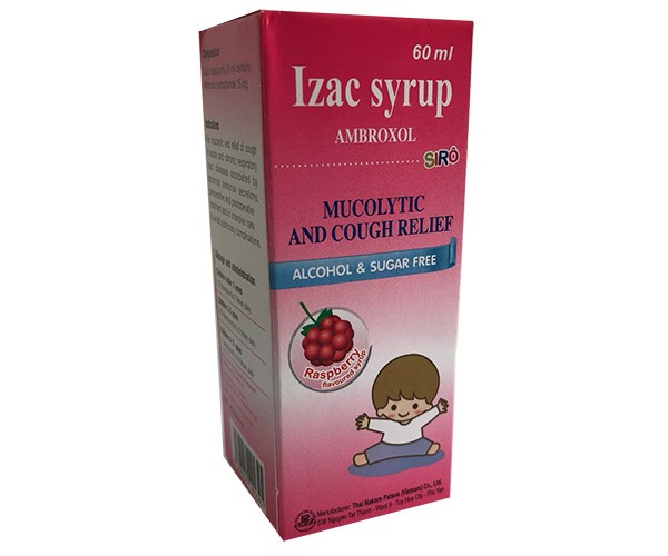 Siro ho long đờm Izac syrup (60ml)