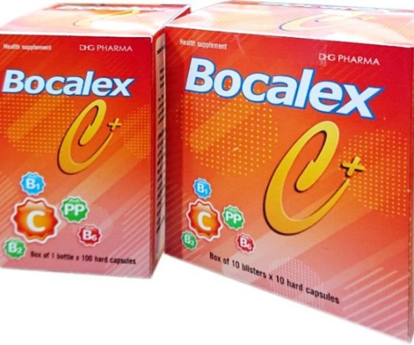 Viên uống bổ sung vitamin Bocalex C+ (10 vỉ x 10 viên/hộp)
