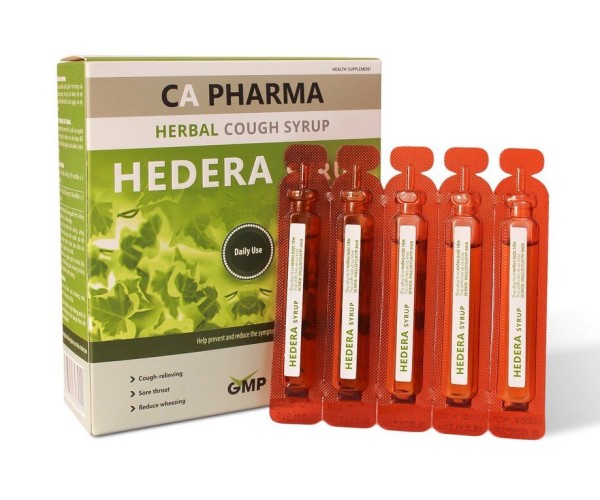 Siro trị ho thảo dược Hedera syrup 10ml (20 ống/hộp)