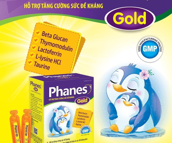 TPCN hỗ trợ tăng cường sức đề kháng Phanes Gold (20 ống/hộp)