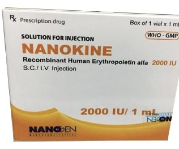 Dung dịch tiêm Nanokine 2000IU/1ml (1 lọ/hộp)