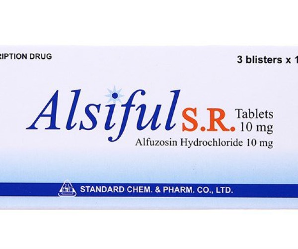 Thuốc điều trị tiểu khó, tiểu đau, tiểu gấp Alsiful S.R 10mg (3 vỉ x 10 ...