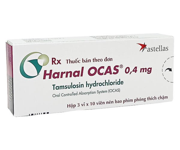 Thuốc điều trị tăng sản lành tính tuyến tiền liệt Harnal Ocas 0.4mg (3 ...