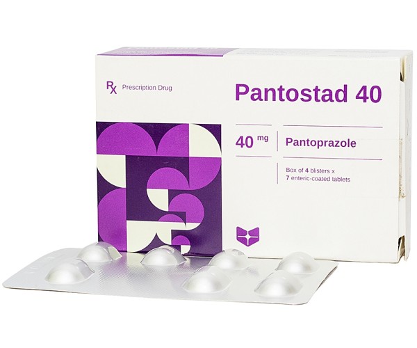 Pantostad 40mg (4 vỉ x 7 viên/hộp) | Thuốc điều trị loét dạ dày - tá tràng