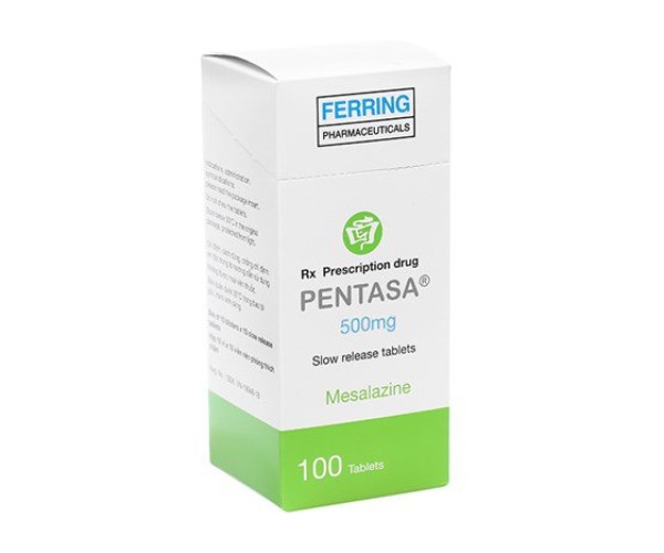 Pentasa 500mg (10 vỉ x 10 viên/hộp) | Thuốc điều trị viêm loét đại tràng