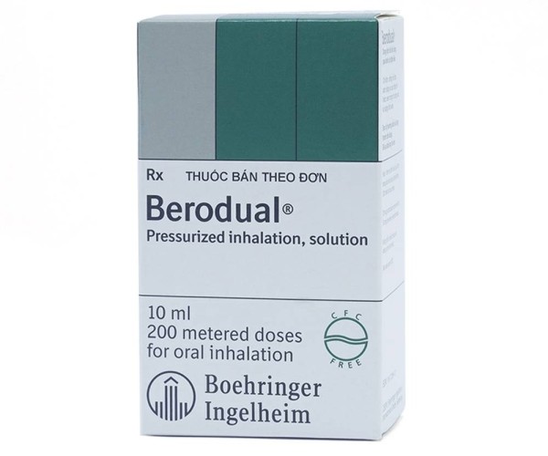 Berodual 10ml (200 liều) | Thuốc xịt giúp giãn cơ trơn khí phế quản