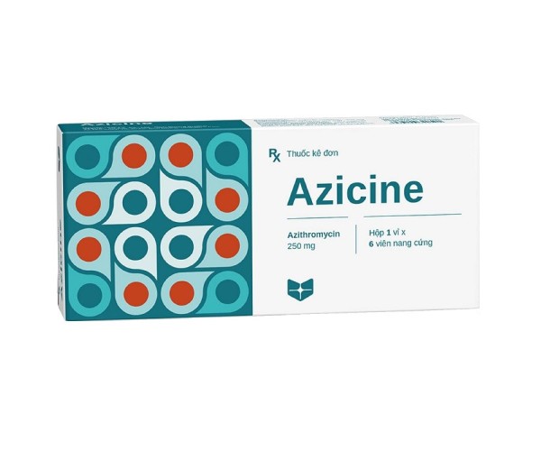 Thuốc kháng sinh Azicine 250mg (6 viên/hộp)