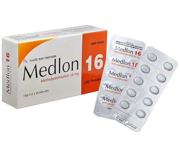Medlon 16mg (3 vỉ x 10 viên/hộp) | Thuốc kháng viêm