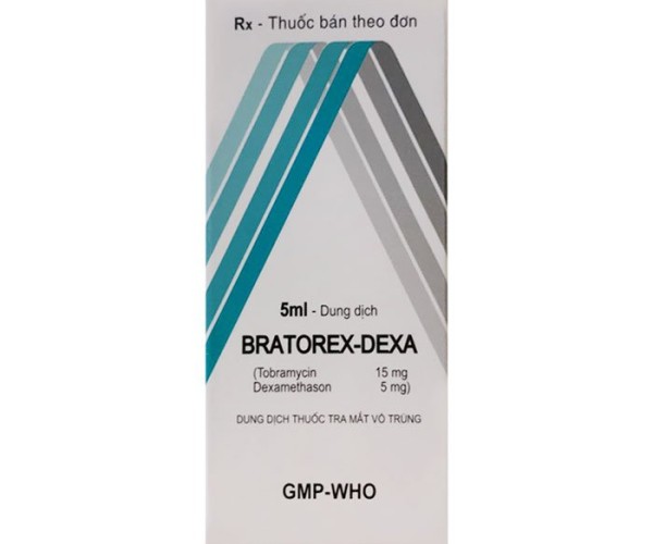 Thuốc nhỏ điều trị viêm mắt Bratorex-Dexa (5ml)