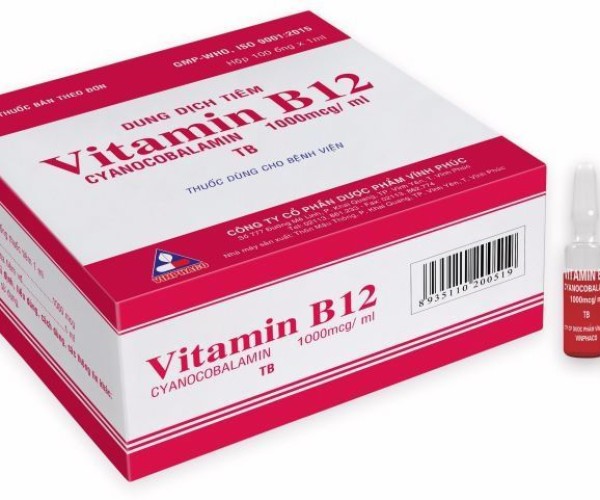 Dung dịch tiêm Vitamin B12 Vinphaco 1000mcg (100 ống/hộp)