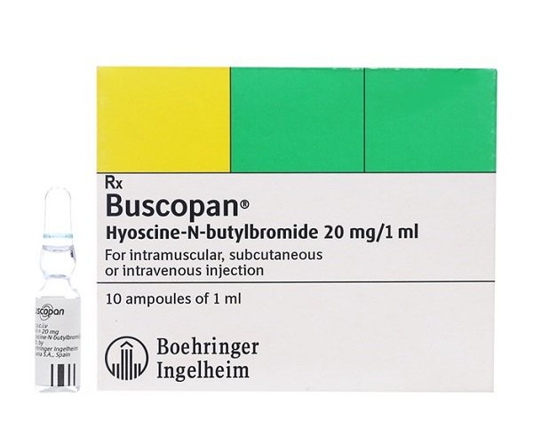 Buscopan 20mg/ml (2 vỉ x 5 ống/hộp) | Dung dịch tiêm điều trị co thắt ...