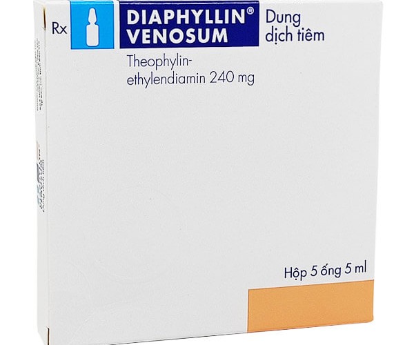 Diaphyllin Venosum 5ml (5 ống/hộp) | Dung dịch tiêm điều trị hen và ...