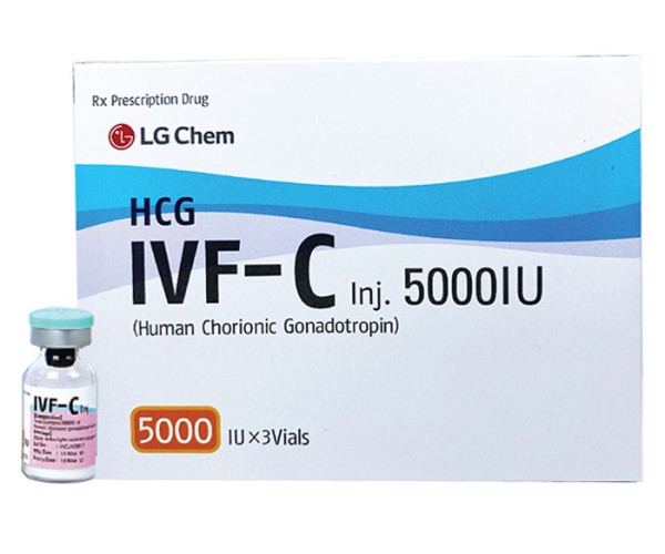 Thuốc bột pha tiêm IVF-C 5000IU (3 lọ/hộp)