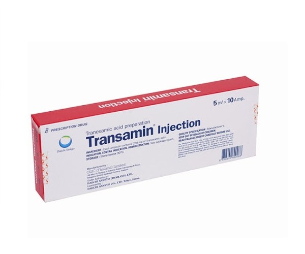 Transamin Injection 250mg/5ml (10 ống/hộp) | Dung dịch tiêm