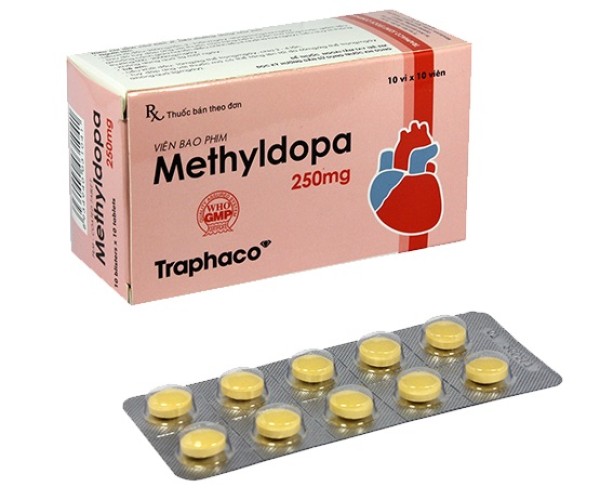 Methyldopa 250mg Traphaco (10 vỉ x 10 viên/hộp) | Thuốc điều trị cao ...