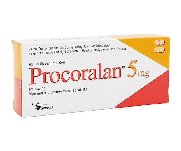 Procoralan 5mg (4 vỉ x 14 viên/hộp) | Thuốc trị đau thắt ngực