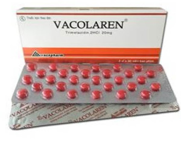Thuốc trị đau thắt ngực Vacolaren 20mg (2 vỉ x 30 viên/hộp)