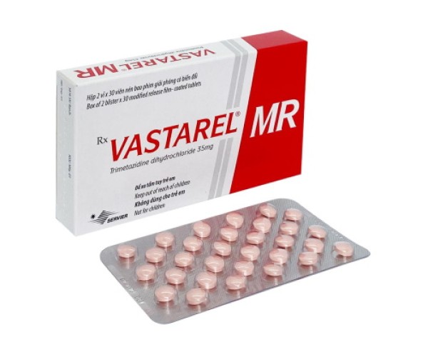 Thuốc trị đau thắt ngực Vastarel Mr 35mg (2 vỉ x 30 viên/hộp)
