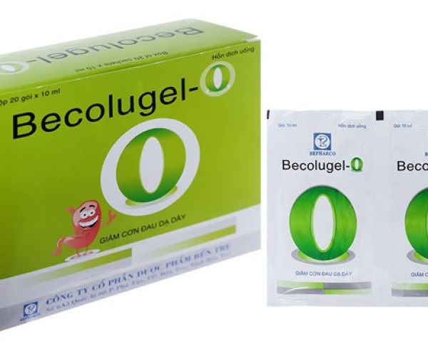 Becolugel (20 gói/hộp) | Thuốc trị trào ngược dạ dày, loét dạ dày tá tràng