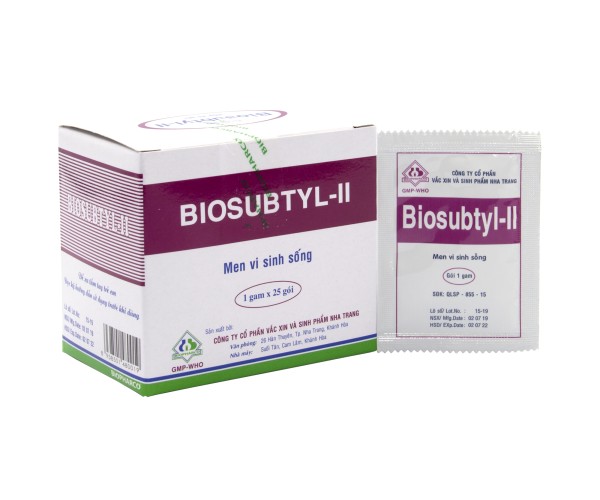 Men vi sinh Biosubtyl-II (25 gói/hộp)
