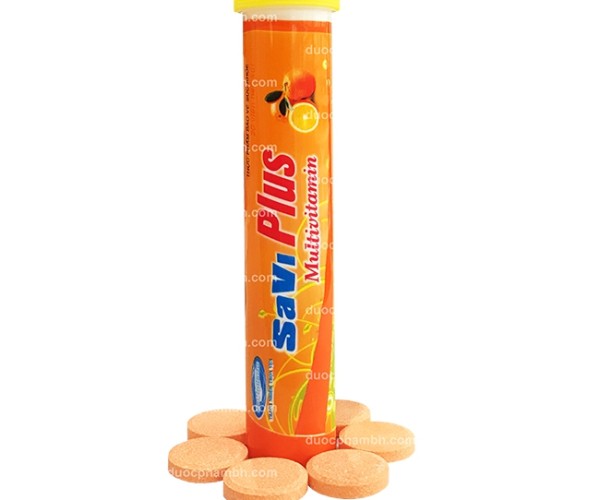 Viên sủi Savi Plus Multivitamin (20 viên/tube)