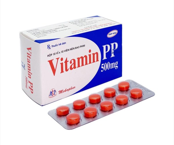 Vitamin Pp 500mg Mkp 10 Vỉ X 10 Viên Hộp Thuốc Bổ Sung